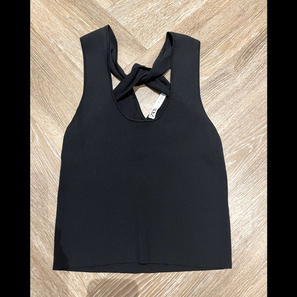 Zara | Tops | Zara Back Loop Detail Tank | Poshmark
